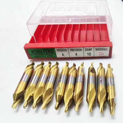 宏峰m35含钴镀钛中心钻A型高速钢中心钻涂层A1-A2-A3-A4-A5-CO