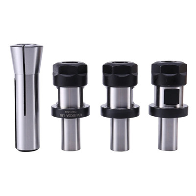 3pcsC3/4-ER20A-1.38L延长杆+1pcsR8筒夹3/4孔径-M12后拉螺纹