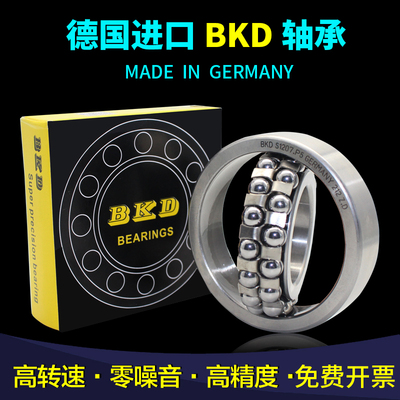 德国BKD不锈钢进口调心球轴承S2208 S2209 S2210 2RS 440 P4 P5