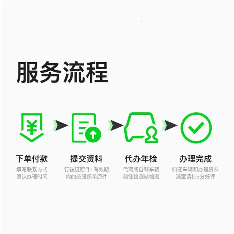 全国车辆广州年检服牌验车代办外务异地汽车免审上线检车六年年检
