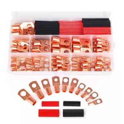 160pcs窥口铜管端子SC接线端子80PCS+80PCS软护套组合