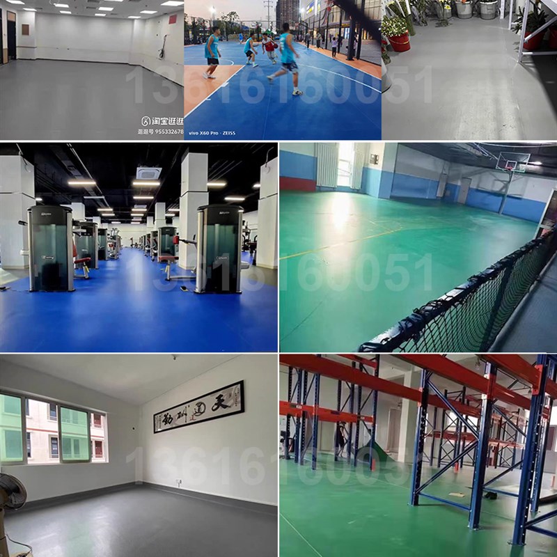 光面PVC地垫工厂车间大面积满铺地板垫过道仓库办公室塑胶地板贴