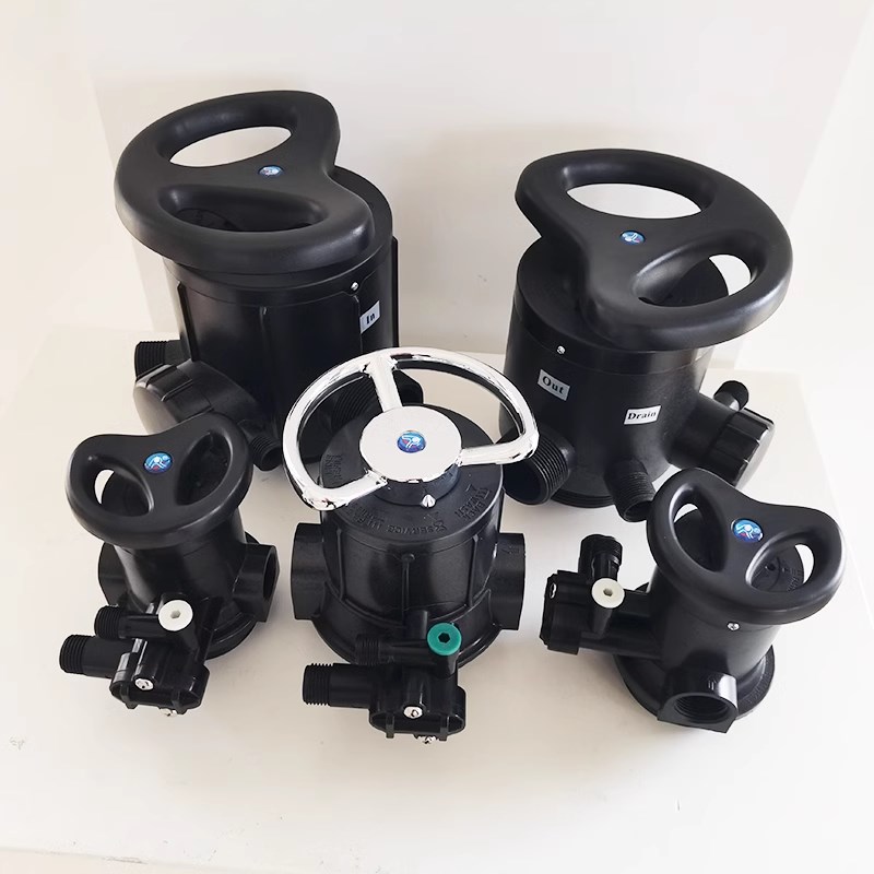 手动多路头过滤阀沙碳罐石英砂活性炭过滤器纯水处理设备配件