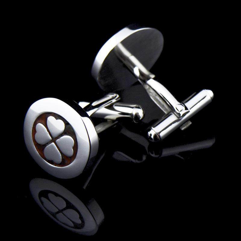 ixiukou红木袖扣不锈钢袖钉男士法式863cufflinks/991814