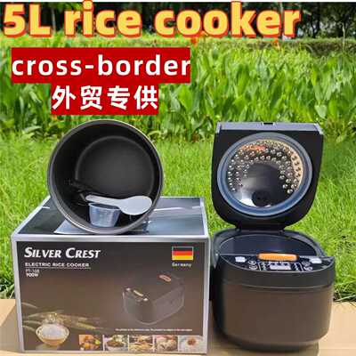 家用5L智能 rice cooker大容量家用不粘锅电饭锅多功能煮饭锅