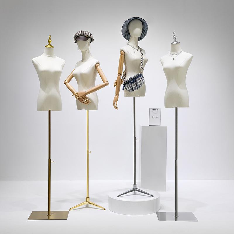 模特服装店女道具半身人台婚纱模特架橱窗全身女装衣服展示架