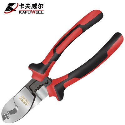 卡夫威尔 多功能电缆剪线缆钳断线剪切割钳电工剪刀7英寸 PC4201N