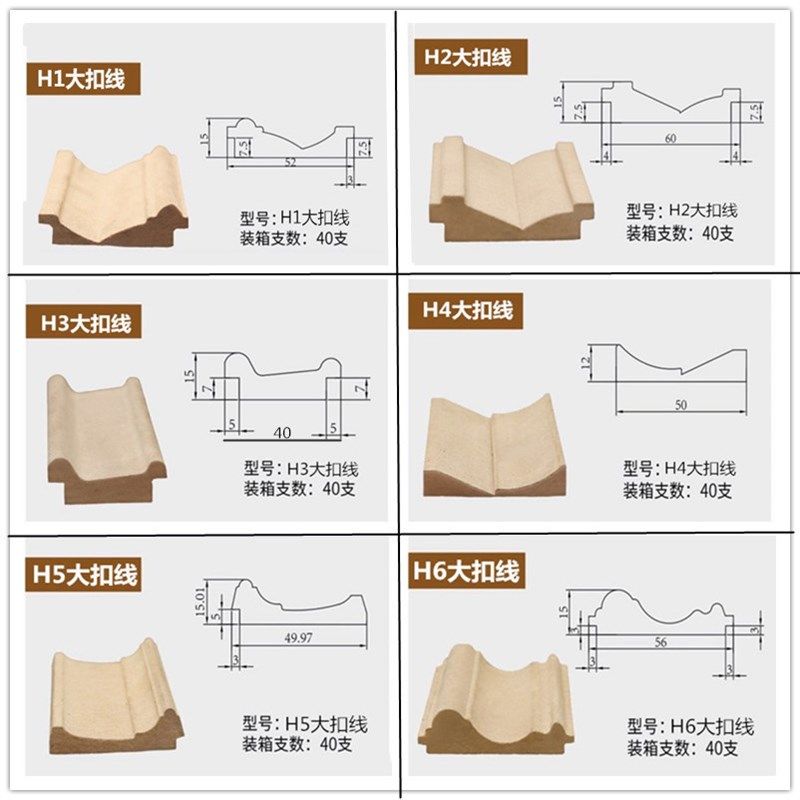 橱衣柜门套木线高密度装饰嵌条收边吸塑极简多层板外压内挂小扣线