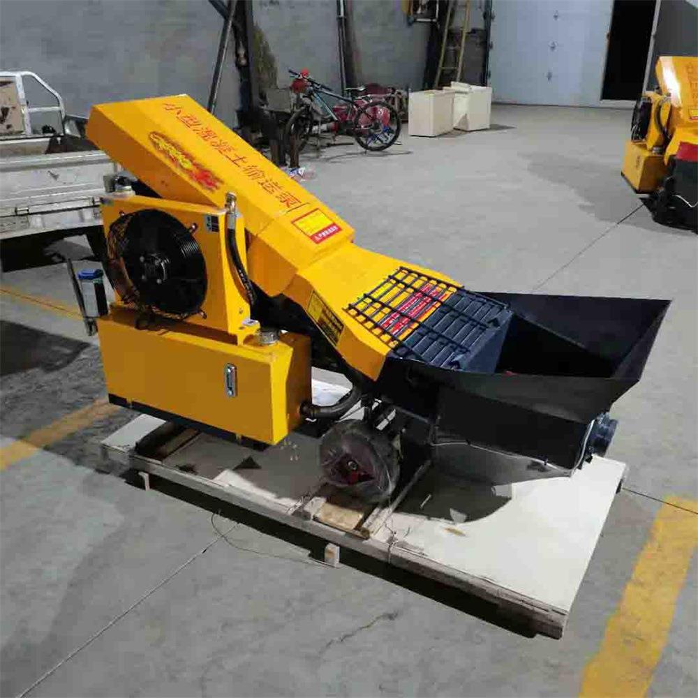 建筑工程混凝土输送机 斜式二次构造注浆泵 小型上料机建筑机械