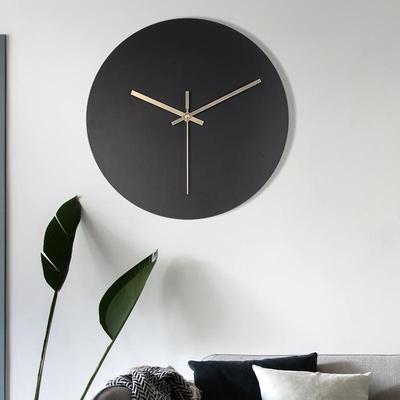 创意简约金属挂钟客厅个性钟表玄关商店装饰挂墙钟家用无数字钟