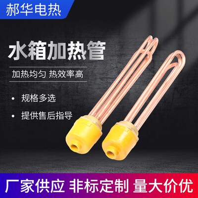 1.5寸水箱加热管棒 DN40锅炉发热管空气能电热管大功率380V9000W