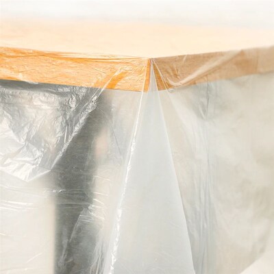 10Pcs/pack Disposable Plastic Tablecloth Thicken Grease Proo