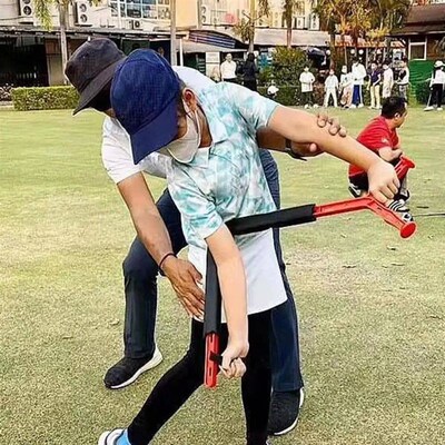 Golf Swing Trainer Golf Rotating Swing Posture Auxiliary Imp
