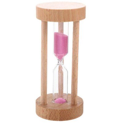 3 Min Exercise Timer Wooden Sandglass Car Unique Process