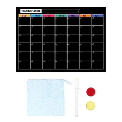 Premium Blackboard for Refrigerator Fridge Chalkboard Black