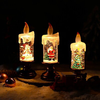 Christmas decoration, shining  decorations, candle lights