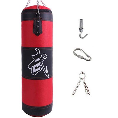 Punch Sandbag Durable Boxing Heavy Punch Bag With Metal Chai