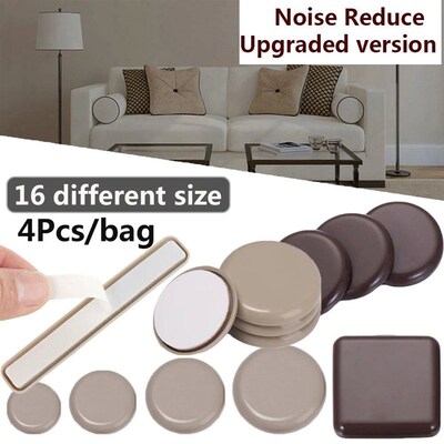 4pcs Furniture Leg Slider Pads Anti Scratch Easy Move Heavy