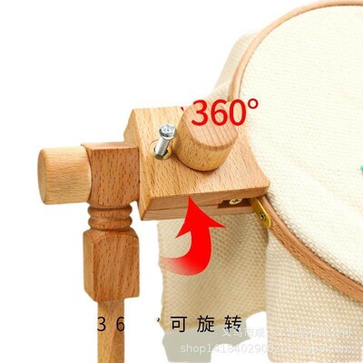 Beech Table Embroidery Rack Embroidery Shelf Wooden Embroide