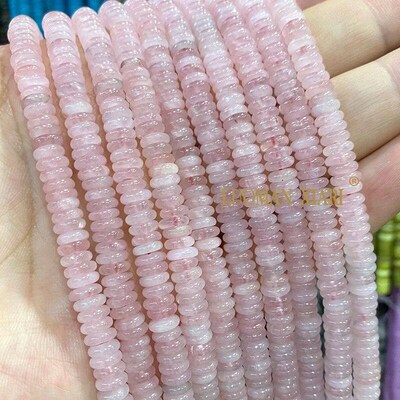2x6MM Flat Round Natural Stone Beads Labradorite Agate Jaspe