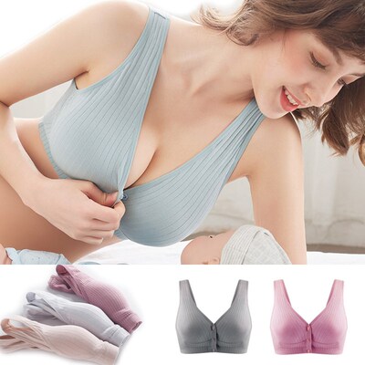 Cotton Maternity Nursing Bras Pregnant Breastfeeding Pregnan
