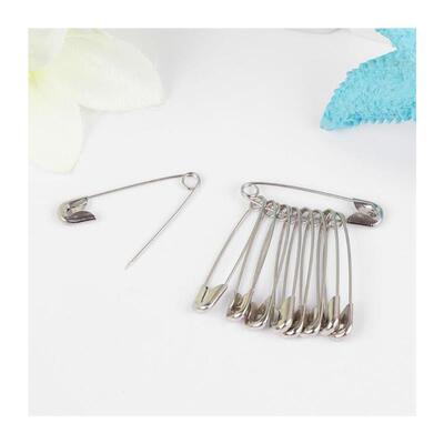 Stainless Steel Safety Pins DIY Rustproof Buckle Pin Metal B
