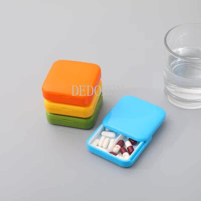Portable Pill Cases Travel Dispen Storage Container Colorful