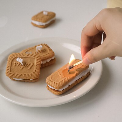 Sandwich Biscuit Candle Aromatherapy Candle Baking Candle