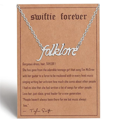 2023Simple Silver Color Stainless Steel Pendant Necklace for