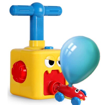 Balloon Launch Tower Toy Inertia Air Power Balloon Car Toys