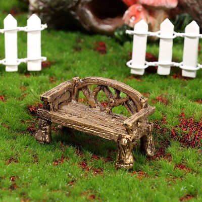 3PCS Miniature Table and Chairs Set Creativity Micro Landsca
