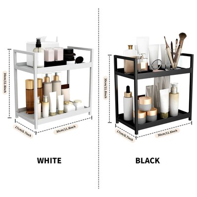 2 tier,desktop storage rak,osmetis rak,Desk offie stationery