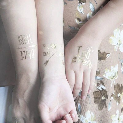 10/20pcs Bridal Team Temporary Tattoo Bachelorette Party Hen