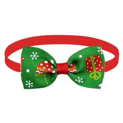 50/100PCS Christmas Handmake Dog Bow Ties Puppy Bowties Pet
