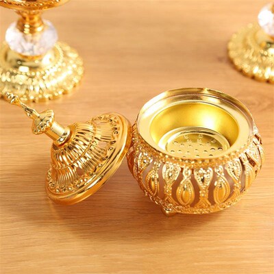 Chinese Buddha Incense Burner Electroplate Incense Censer Yo