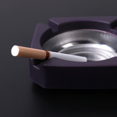 Household Stainless Steel Living Room Ashtray Wear-resistant
