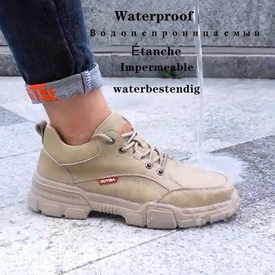 Waterproof Wrok Safety Shoes For Men Summer Breathable Indes