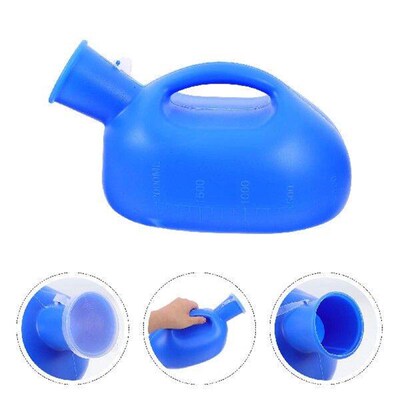 Urinal Travel Potty Collector Plastic for Elderly 2000ml