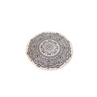 Morocco Round Carpet Bedroom Boho Tassel Rug Floor Mats