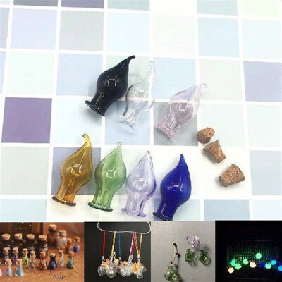 1/2/3/5X Mini Chili Glass Bottles Drifting Bottles Small