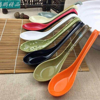 Imitation porcelain melamine a porridge spoon Ramen hook sp