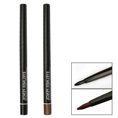 1PC Black Brown Natural Eye Liner Make Up Eyeliner Pencil Wa