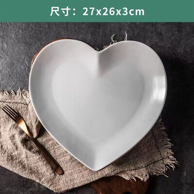 dinner plates ceramic steak plate dishes 西餐盘 western food