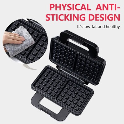 Waffle Maker Cake Pan Nonstic 大号华夫饼机面包电饼铛早餐机