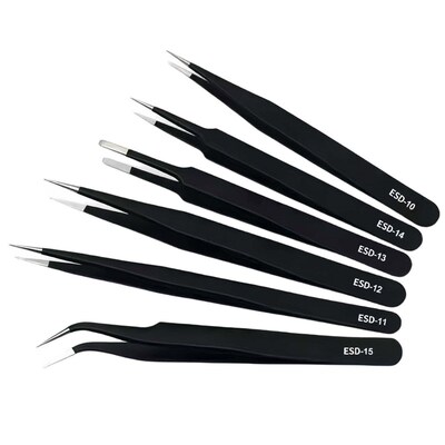 3D Volume Eyelash Tweezers Professional Stainless Steel clip
