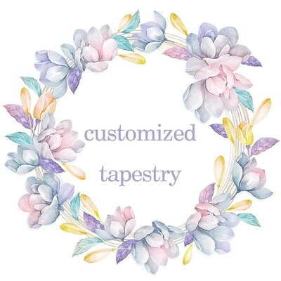 Custom Background Decorative Tapestry Custom Mandala Boho Hi