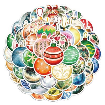 56PCS Christmas Ball ers Exquisite Handheld Account Material