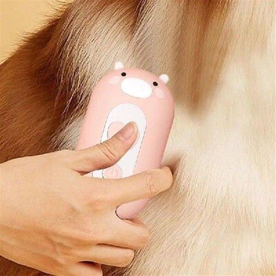 Steamy Cat Brush Steamer Brush Slicker Bristle Gentle Comb