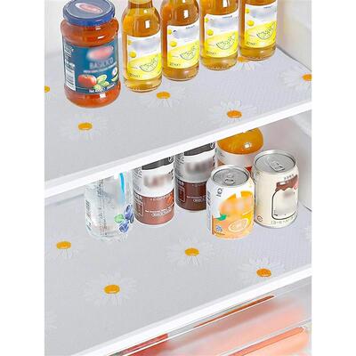 1 Roll Daisy Shelf Liner For Kitchen Cabinets EVA Waterproof