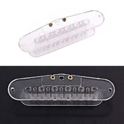 3pcs Transparent Humbucker Pickup Bobbin Guitar Screw Side